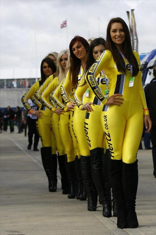 Paddock Girls Silverstone MotoGP 2012