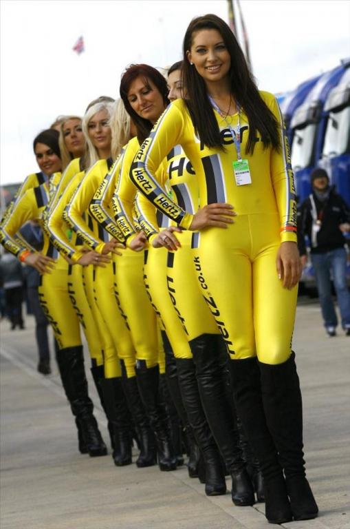 Paddock Girls Silverstone MotoGP 2012