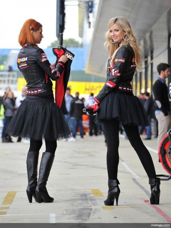 Paddock Girls Silverstone MotoGP 2012