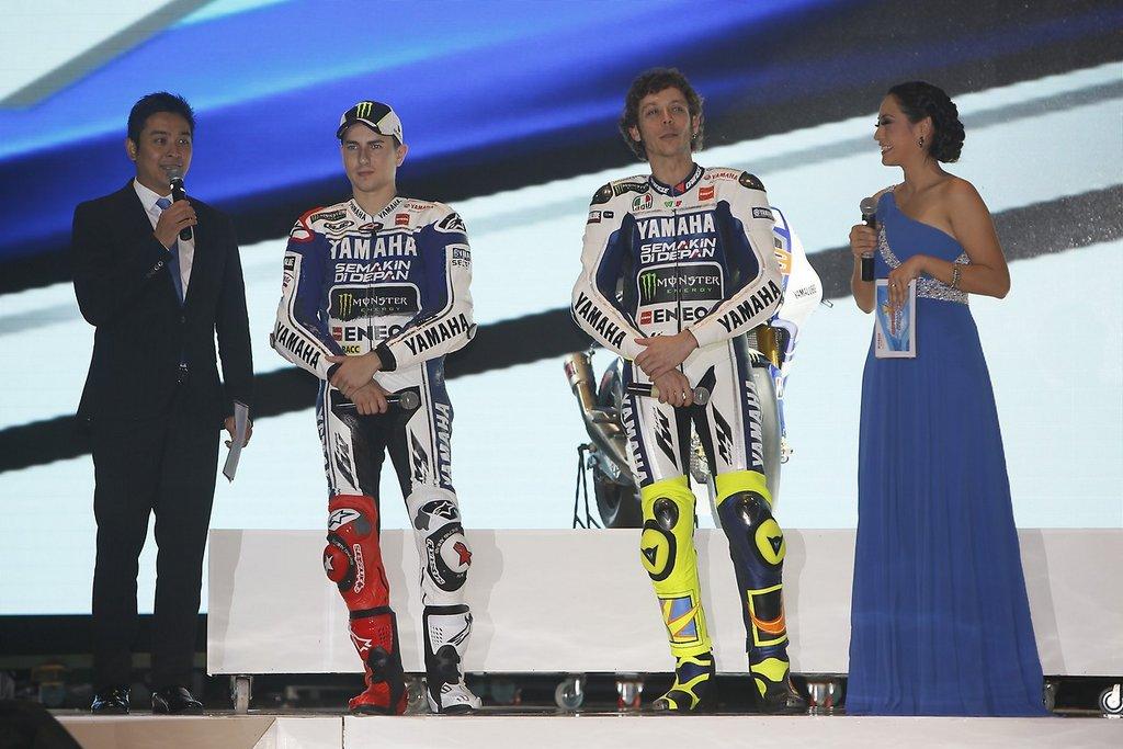 Presentación Yamaha Factory Racing 2014 en Yakarta