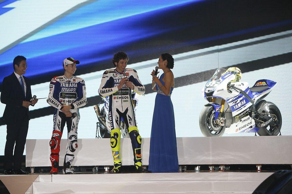 Presentación Yamaha Factory Racing 2014 en Yakarta