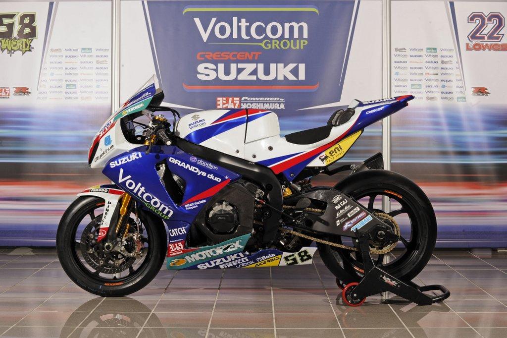Fotos presentación Voltcom Crescent Suzuki SBK 2014