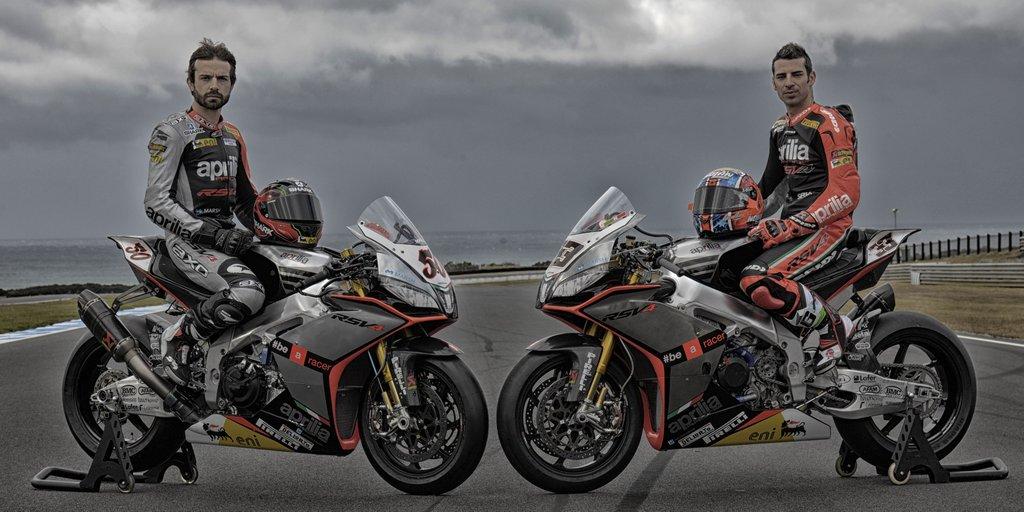 Fotos equipo Aprilia Racing SBK 2014