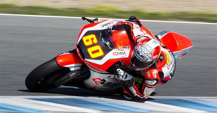 Julián Simón mejora sus tiempos del Mundial de Moto2 en Jerez