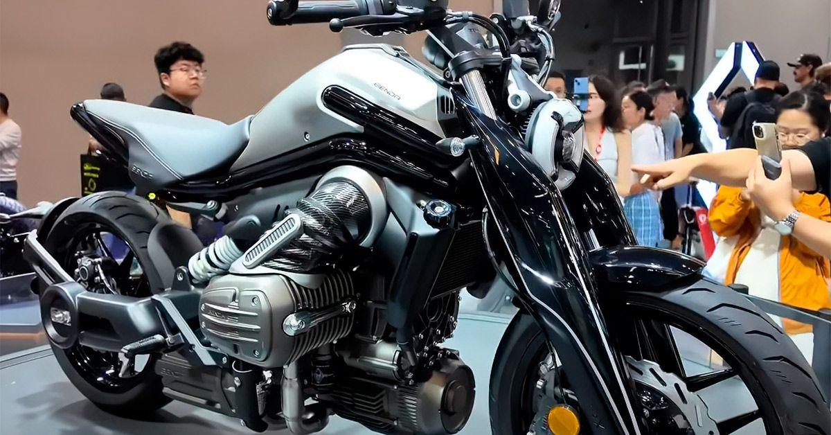 La moto que no esperabas es híbrida, con motor bóxer de 250 cc y 70 cv ...