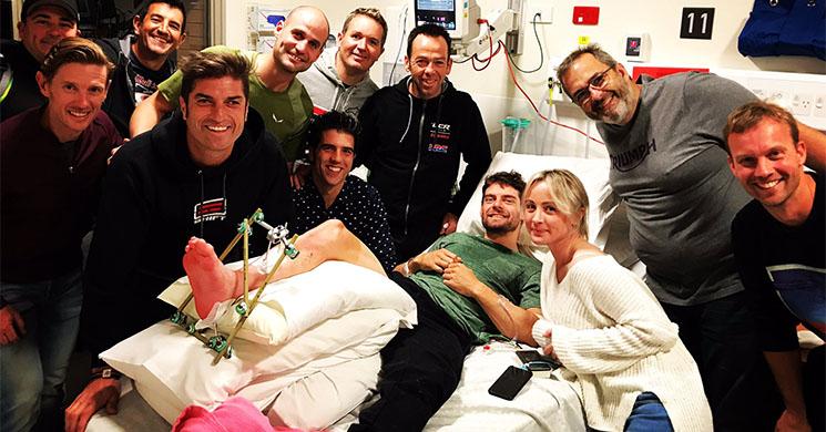Bradl Sustituirá En Sepang A Crutchlow Que Tiene Una Triple Fractura