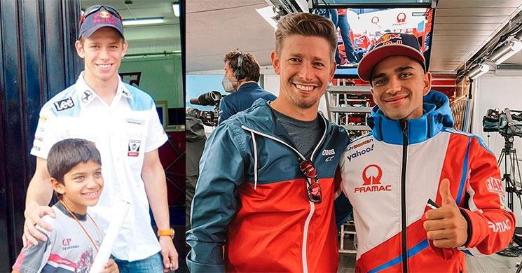 Martín se reencuentra con Stoner: "No tuve tiempo de pedirle un consejo"