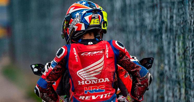 Álvaro Bautista líder del ranking de caídas del Mundial de SBK 2021