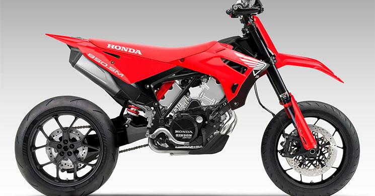 La Honda Supermoto V3 de 850 cc que muchos queremos ver hecha realidad